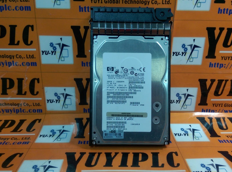 HP BF300DASTH 300GB 15K SERVER HARD DRIVE - PLC DCS SERVO Control MOTOR ...
