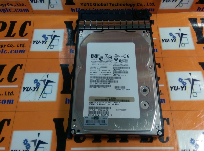 HP BF300DASTH 300GB 15K SERVER HARD DRIVE - PLC DCS SERVO Control MOTOR ...