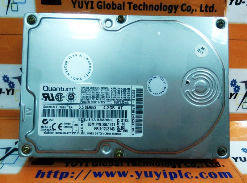 QUANTUM EX42A341 4.2GB HARD DRIVE - PLC DCS SERVO Control MOTOR POWER ...