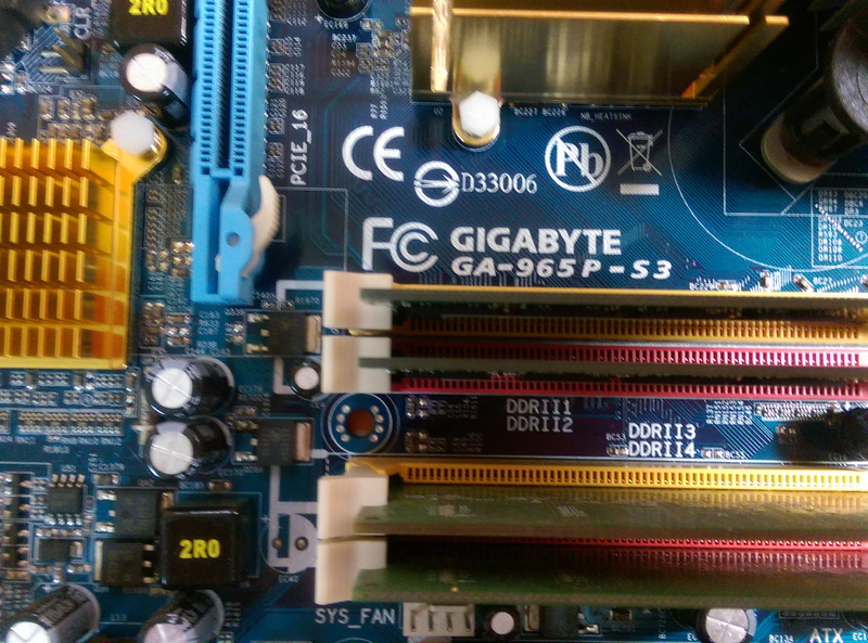 GIGABYTE GA-965P-S3 INTEL MOTHERBOARD - PLC DCS SERVO Control MOTOR ...