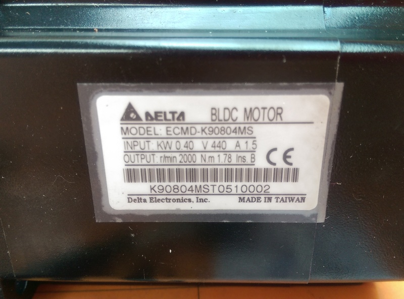 DELTA ECMD-K90804MS BLDC MOTOR - 裕益科技自動化設備可程式編碼器PLC分散式控制系統DCS