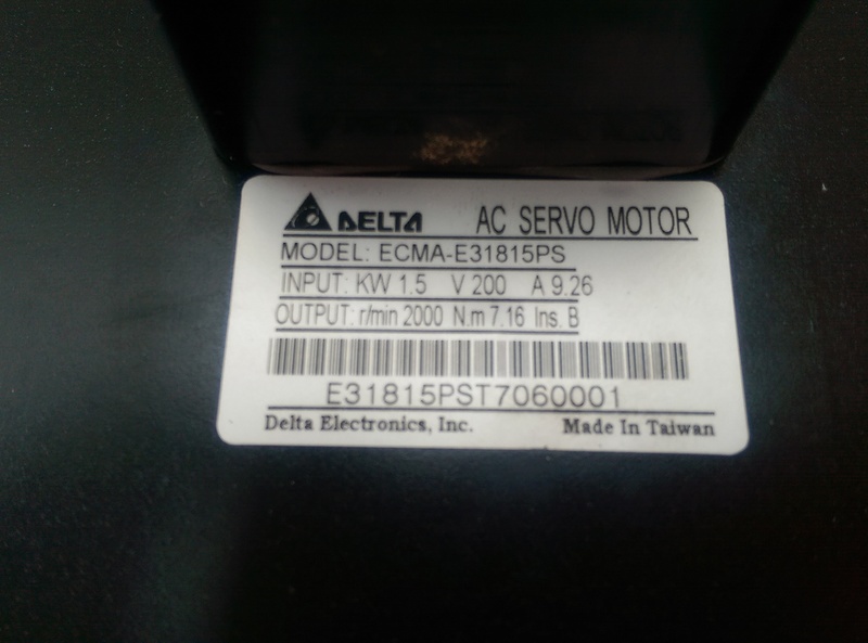 DELTA ECMA-E31815PS AC SERVO MOTOR - 裕益科技自動化設備可程式編碼器PLC分散式控制系統DCS