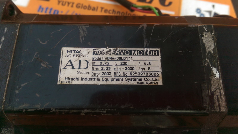 HITACHI ADMA-08LD111 AC SERVO MOTOR - PLC DCS SERVO Control MOTOR POWER ...
