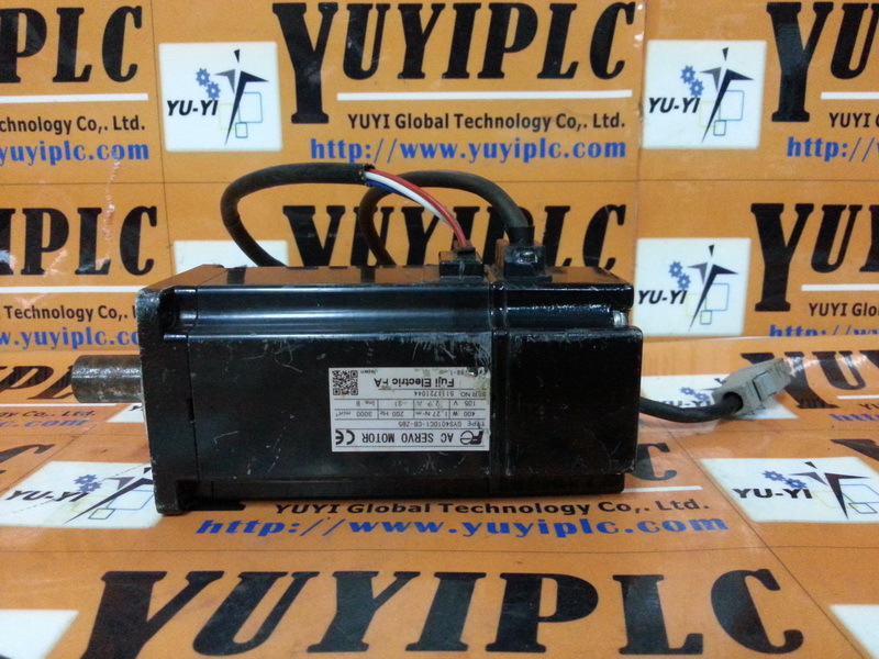 FUJI GYS401DC1-CB-ZB5 AC SERVO MOTOR - 裕益科技自動化設備可程式編碼器PLC分散式控制系統DCS