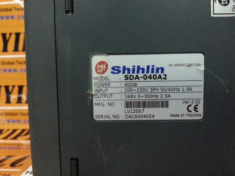 SHIHLIN SDA-040A2 AC SERVO DRIVER - PLC DCS SERVO Control MOTOR POWER ...