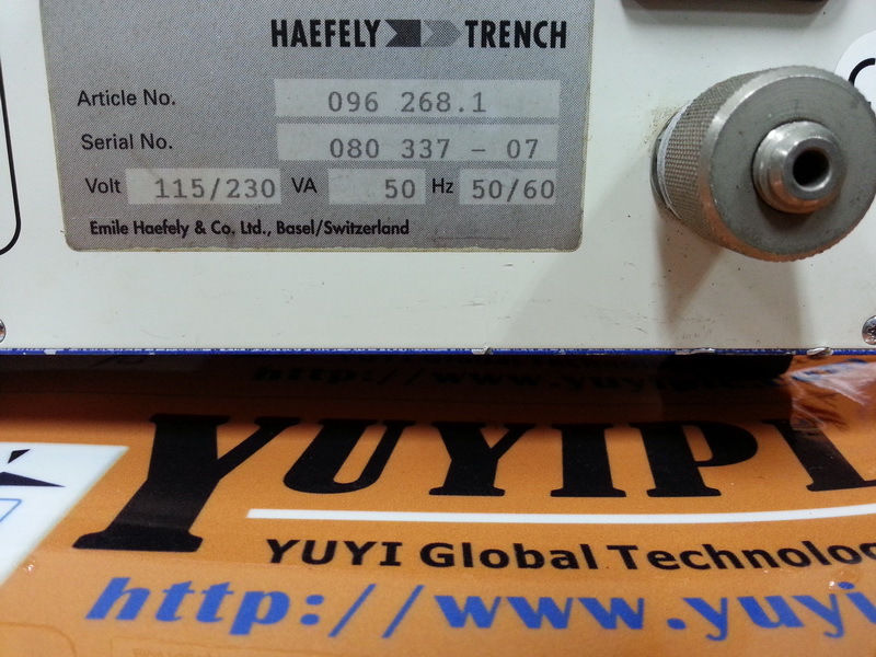 HAEFELY DIGITAL MEASURING INSTRUMENT DMI551 - 裕益科技自動化設備可程式編碼器PLC分散式控制系統DCS