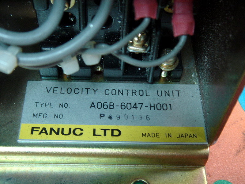 FANUC VELOCITY CONTROL UNIT A06B-6047-H001 - PLC DCS SERVO Control ...