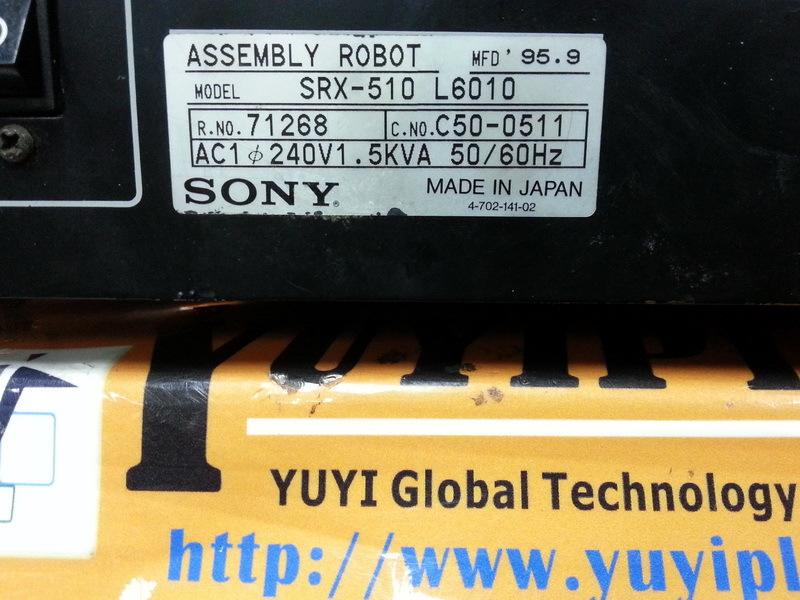 SONY ROBOT CONTROLLER SRX-510 L6510 - 裕益科技自動化設備可程式編碼器PLC分散式控制系統DCS