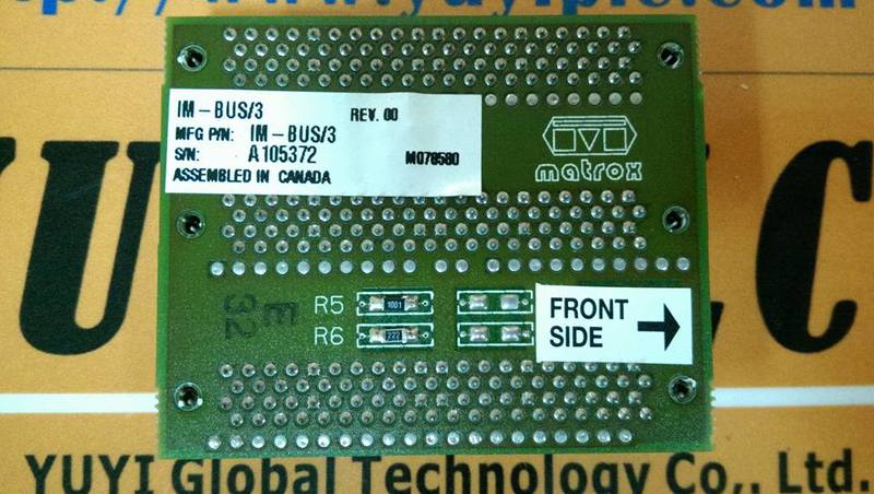MATROX IM-BUS/3 0373-06-01 REV.00 BOARD - 裕益科技自動化設備可程式編碼器PLC分散式控制系統DCS
