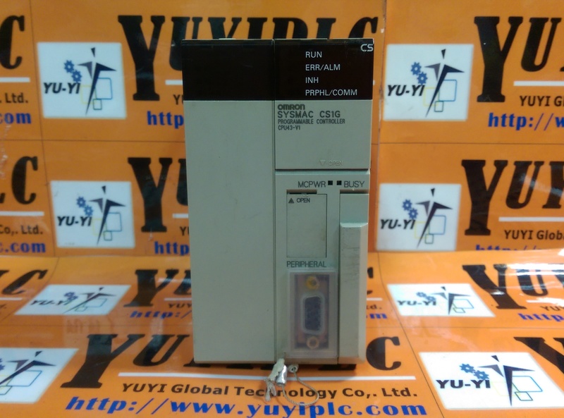 OMRON CS1G-CPU43-EV1 CPU UNIT - 裕益科技自動化設備可程式編碼器PLC分散式控制系統DCS