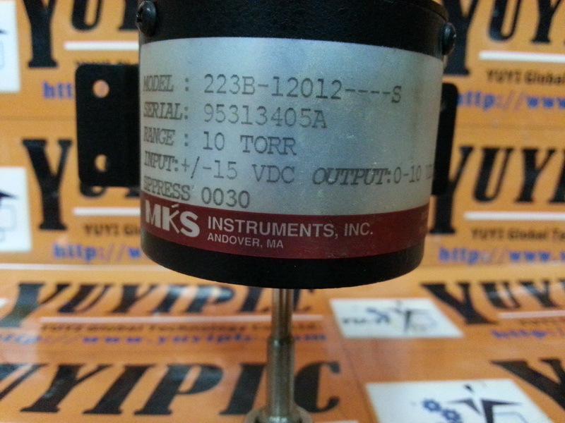 MKS 223B-12012----S Capacitance Manometer - 裕益科技自動化設備可程式編碼器PLC分散式控制系統DCS