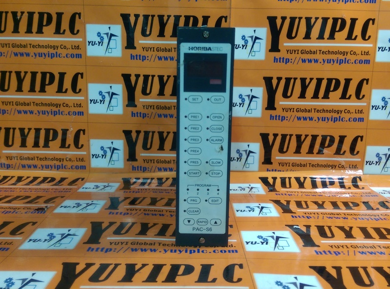 HORIBA PAC-S6 VER . 1 .302 AC100~230V 45VA - PLC DCS SERVO Control ...