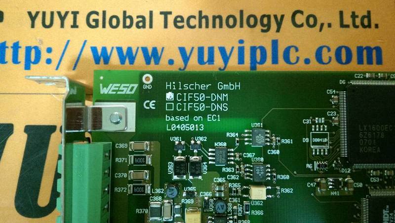 HILSCHER CIF50-DNM DEVICENeT COMMUNICATION CARD - 裕益科技自動化設備可程式編碼器PLC分散式 ...