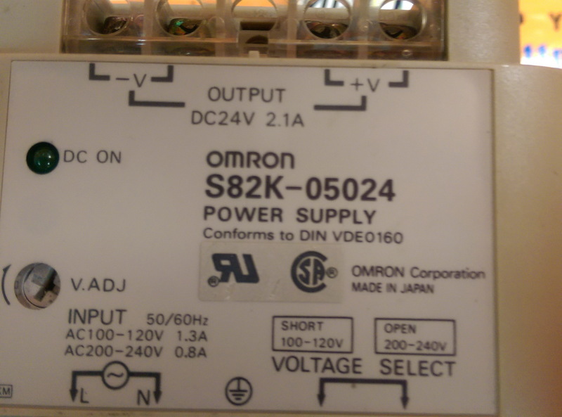 OMRON S82K-05024 POWER SUPPLY - 裕益科技自動化設備可程式編碼器PLC分散式控制系統DCS