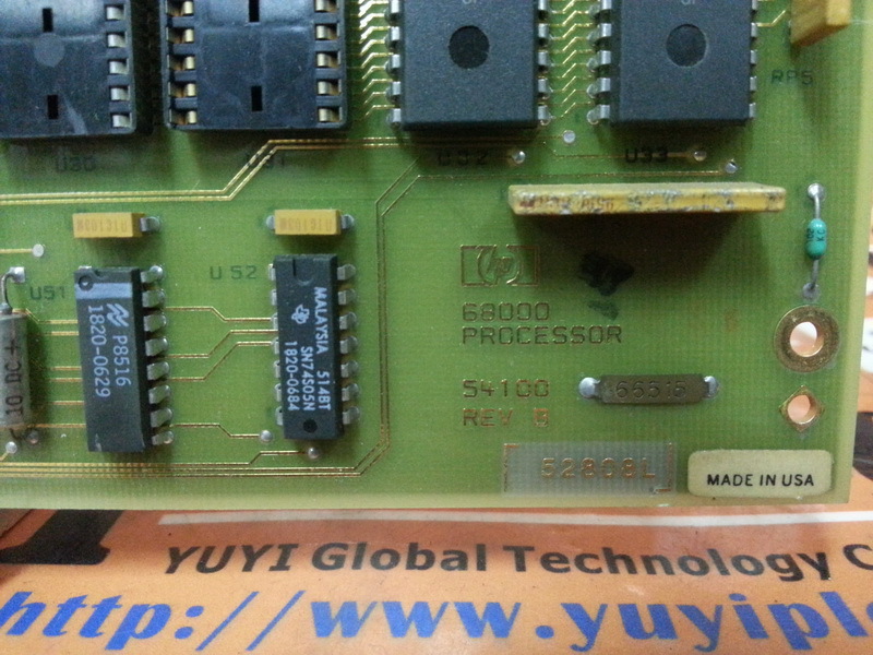 HP/AGILENT 54100 66515 REV B BOARD 68000 PROCESSOR - 裕益科技自動化設備可程式編碼器PLC ...