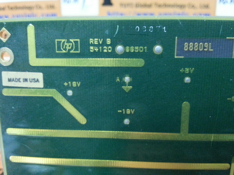 HP/AGILENT 54120 66501 REV B BOARD - 裕益科技自動化設備可程式編碼器PLC分散式控制系統DCS