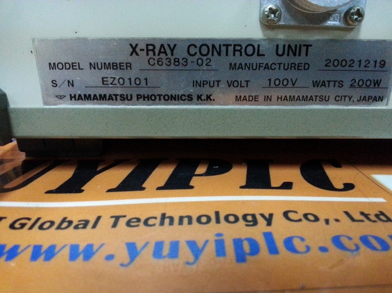 HAMAMATSU PHOTONICS C6383-02 X-RAY CONTROL UNIT - 裕益科技自動化設備可程式編碼器PLC分散式 ...