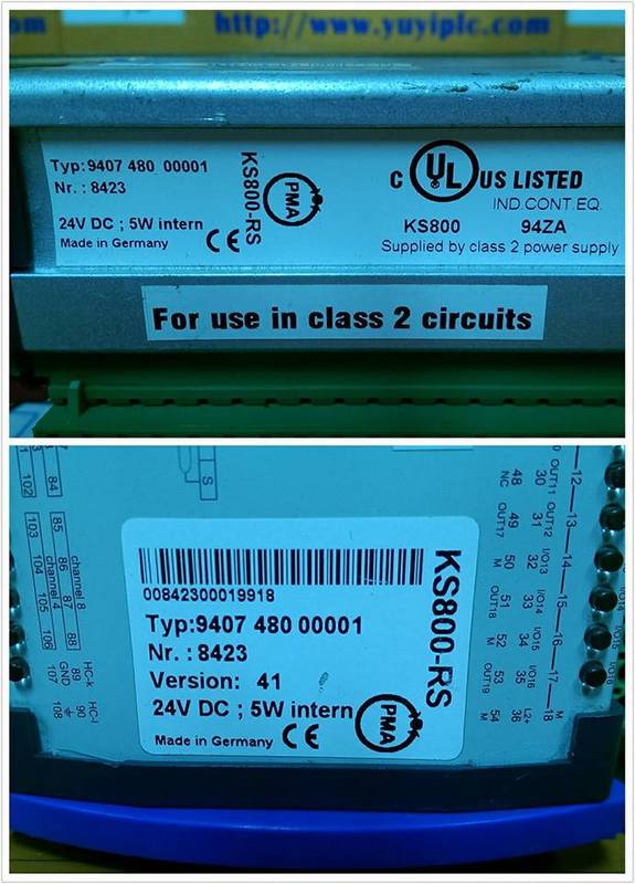 PMA 9407 480 00001 KS800-RS PID Temperature Controller - 裕益科技自動化設備可程式 ...