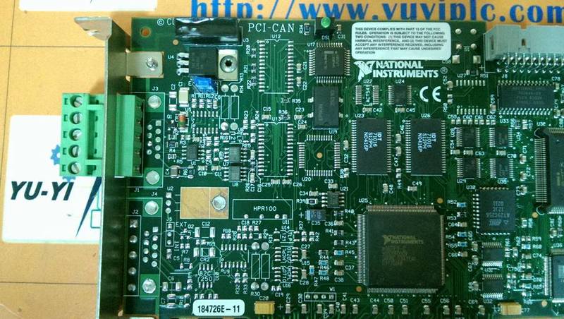 NATIONAL INSTRUMENTS PCI-CAN INTERFACE CARD 184726E-11 - PLC DCS SERVO ...