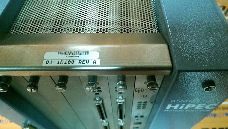 ASM HIPEC 01-18100 REV.A MOTION SOLUTION - PLC DCS SERVO Control MOTOR ...