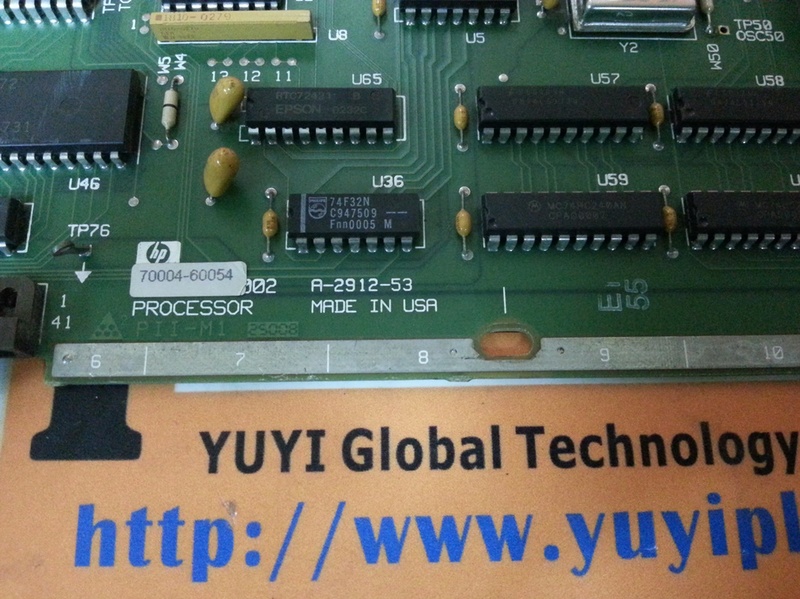 HP 70004-60054 PROCESSOR A-2912-53 PII-M1 BOARD - 裕益科技自動化設備可程式編碼器PLC分散式 ...