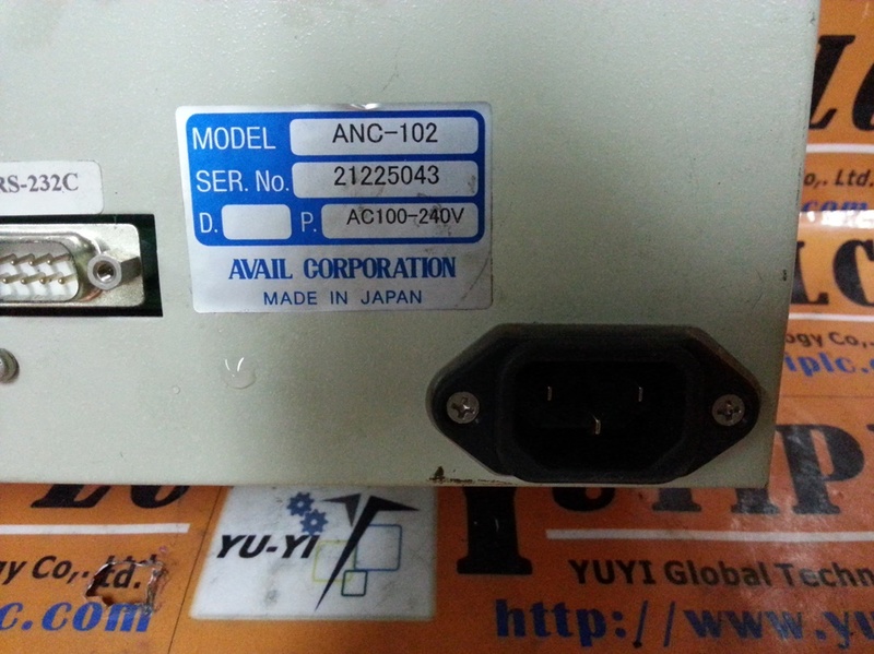 AVAIL ANC-102 touch screen human machine interface - PLC DCS SERVO ...