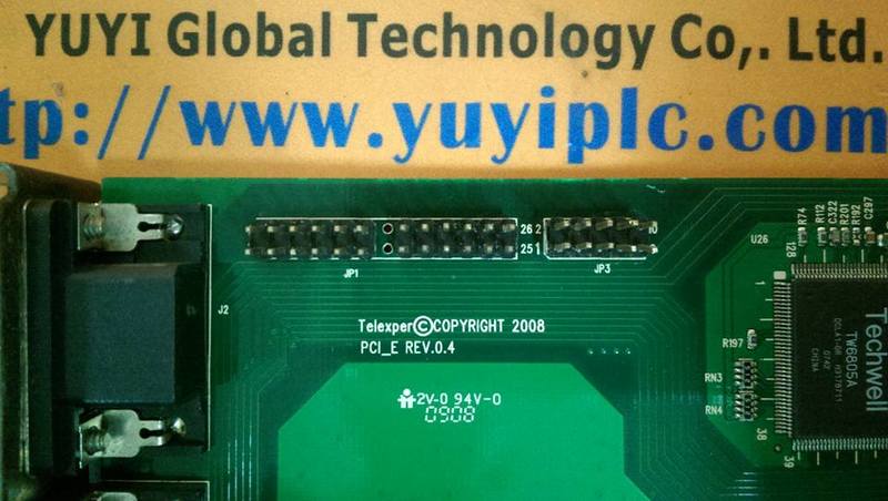 TELEXPER PCI-E REV.0.4 PCB BOARD - PLC DCS SERVO Control MOTOR POWER ...