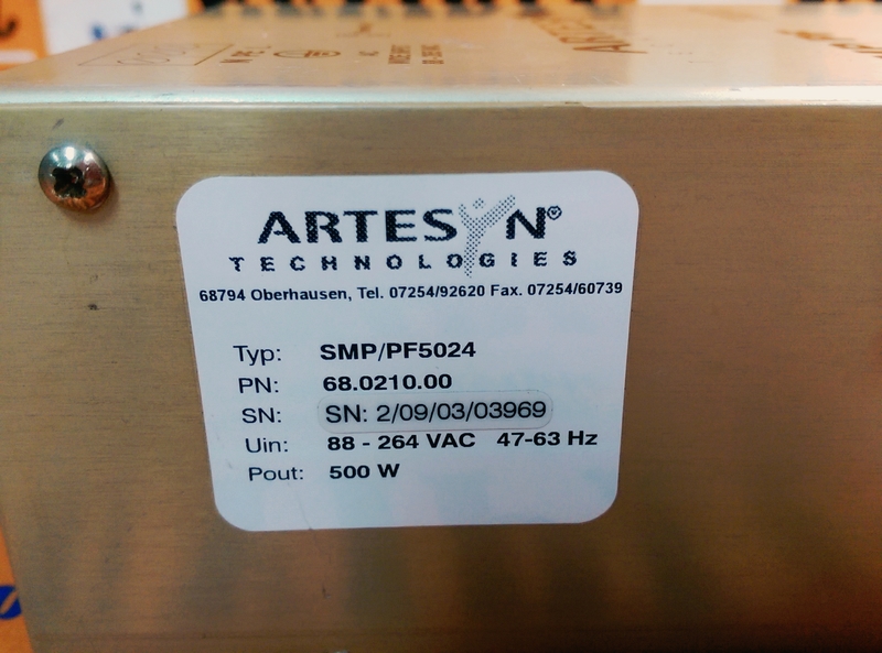 ARTESYN SMP/PF5024 POWER SUPPLY - PLC DCS SERVO Control MOTOR POWER ...