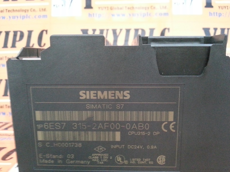 SIEMENS SIMATIC S7 6ES7 315-2AF00-0AB0 POWER SUPPLY - 裕益科技自動化設備可程式編碼器 ...