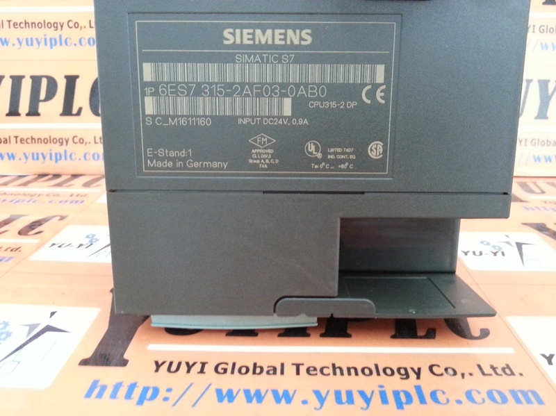 SIEMENS SIMATIC S7 6ES7 315-2AF03-0AB0 MODULE - 裕益科技自動化設備可程式編碼器PLC分散式控制 ...