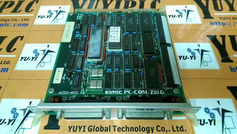 ELMIC PC-COM/Z80G PCB CRAD 4020-802 - 裕益科技自動化設備可程式編碼器PLC分散式控制系統DCS