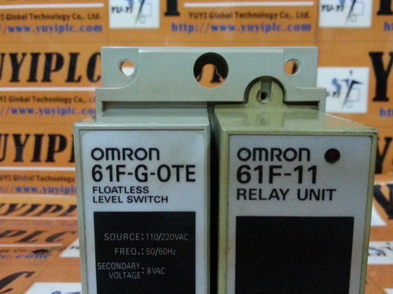 OMRON 61F-G-OTE FLOATLESS LEVEL SWITCH - PLC DCS SERVO Control MOTOR ...