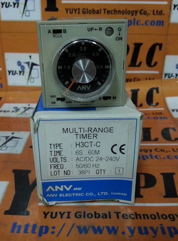 ANV H3CT-C MULTI-RANGE TIMER - 裕益科技自動化設備可程式編碼器PLC分散式控制系統DCS