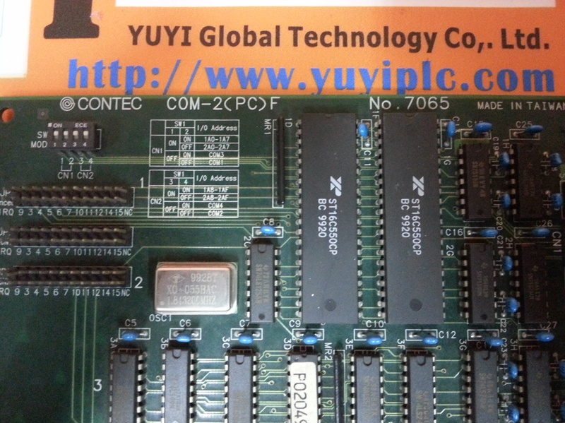 CONTEC COM-2(PC)F BOARD - 裕益科技自動化設備可程式編碼器PLC分散式控制系統DCS