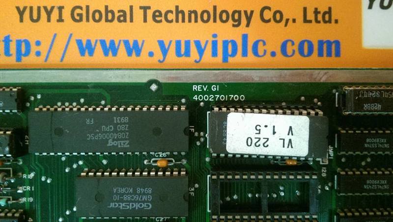 4002701700 REV.G1 VL 220 CPU CARD - PLC DCS SERVO Control MOTOR POWER ...