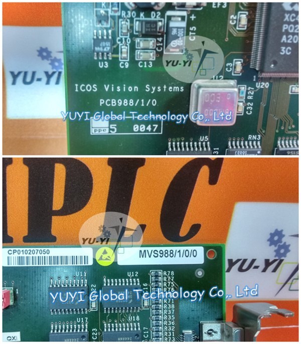 ICOS Vision Systems PCB988/1/0 MVS988/1/0/0 Card - 裕益科技自動化設備可程式編碼器PLC分散 ...