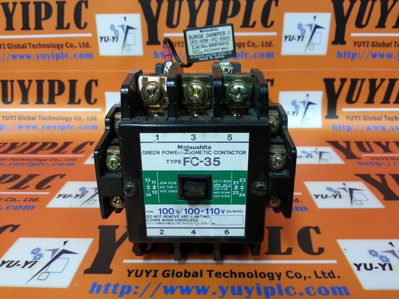 MATSUSHITA AC MAGNETIC CONTACTOR FC-35 BMF6-35-1 - PLC DCS SERVO ...