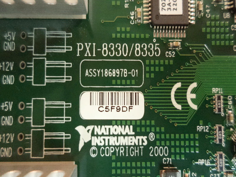 NATIONAL INSTRUMENTS PXI-83308335 ASSY186897B-01 - PLC DCS SERVO ...
