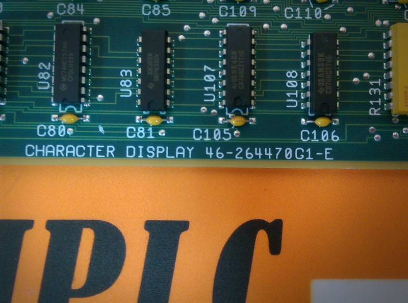 GE 46-264470G1-E CHARACTER DISPLAY BOARD - PLC DCS SERVO Control MOTOR ...