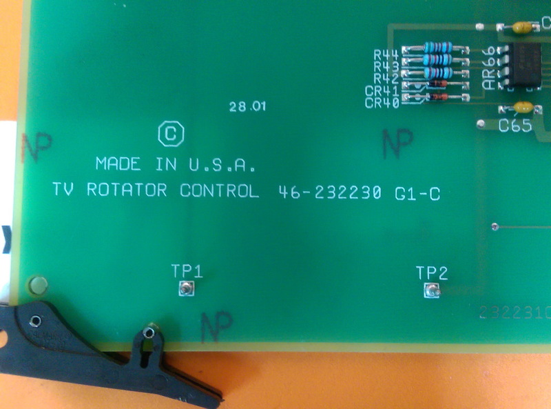GE 46-232230 G1-C TV ROTATOR CONTROL BOARD - 裕益科技自動化設備可程式編碼器PLC分散式控制系統DCS
