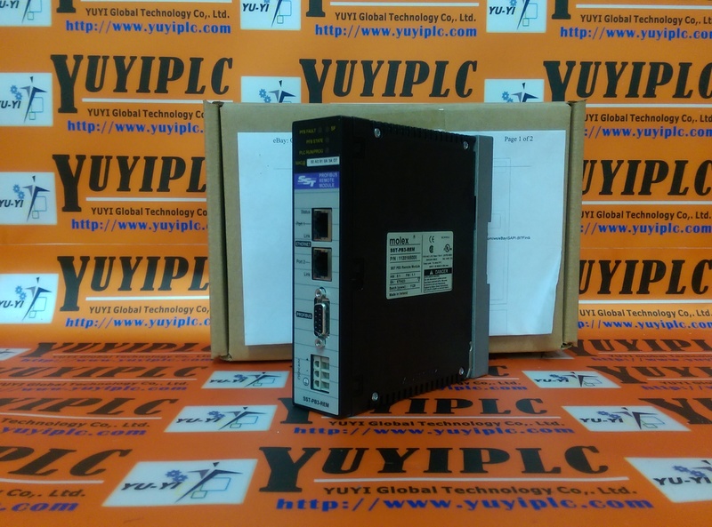 MOLEX SST-PB3-REM PROFIBUS REMOTE MODULE - PLC DCS SERVO Control MOTOR ...