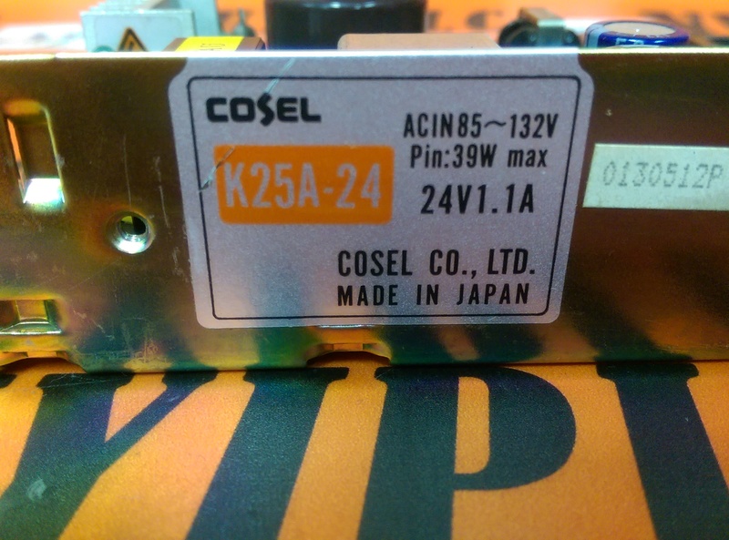 COSEL K25A-24 24V1.1A POWER SUPPLY - 裕益科技自動化設備可程式編碼器PLC分散式控制系統DCS