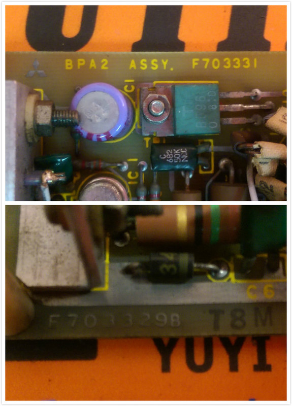 MITSUBISHI BPA2 ASSY F703331 F703329BT8M BOARD - 裕益科技自動化設備可程式編碼器PLC分散式 ...