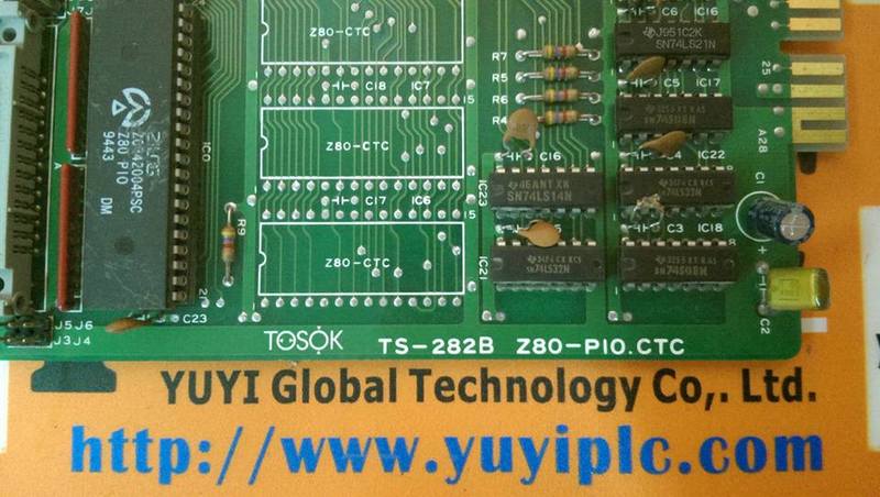 TOSOK TS-282B Z80-P10 CTC BOARD - 裕益科技自動化設備可程式編碼器PLC分散式控制系統DCS