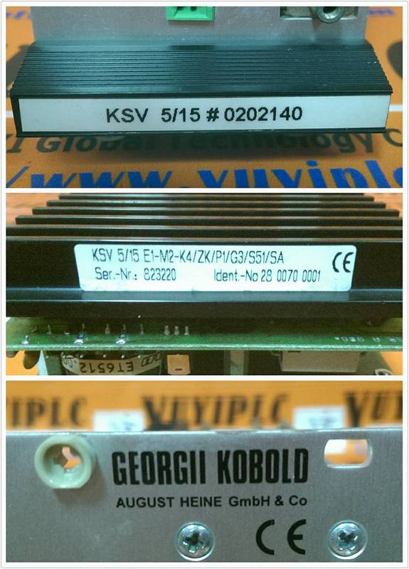 GEORGIL KOBOLD KSV 5/15 E1-M2-K4 /ZK/P1/G3/S51/SA - 裕益科技自動化設備可程式編碼器PLC ...