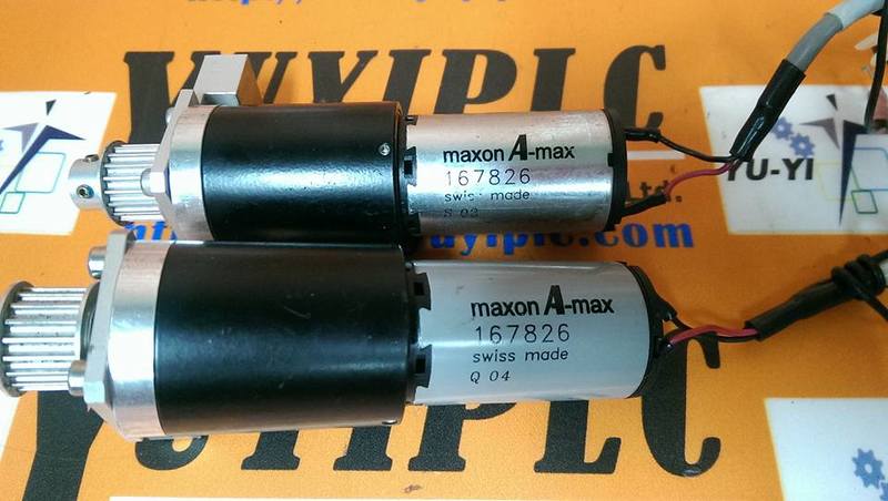 MAXON A-MAX 167826 DC24V MOTOR - 裕益科技自動化設備可程式編碼器PLC分散式控制系統DCS