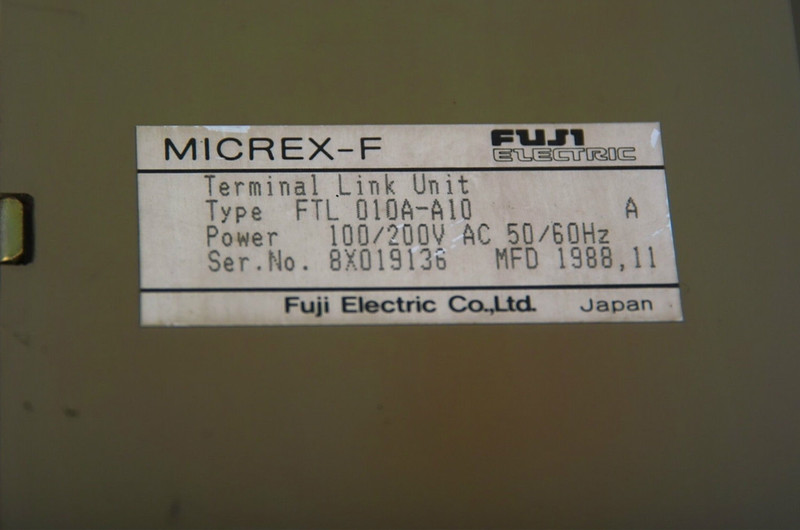 FUJI FTL 010A-A10 TERMINAL LINK - 裕益科技自動化設備可程式編碼器PLC分散式控制系統DCS