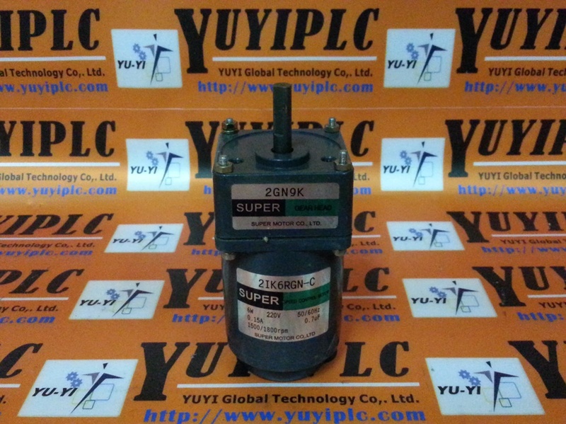 SUPER MOTOR 2IK6RGN-C SPEED CONTROL MOTOR / 2GN9K - 裕益科技自動化設備可程式編碼器PLC ...