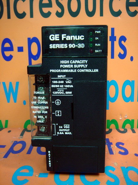 GE Fanuc IC693PWR330G POWER SUPPLY - 裕益科技自動化設備可程式編碼器PLC分散式控制系統DCS