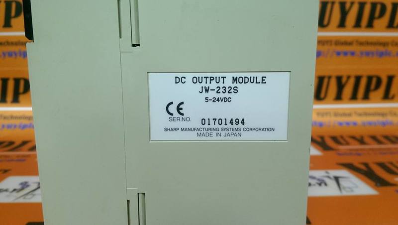 SHARP JW-232S DC OUTPUT MODULE - 裕益科技自動化設備可程式編碼器PLC分散式控制系統DCS